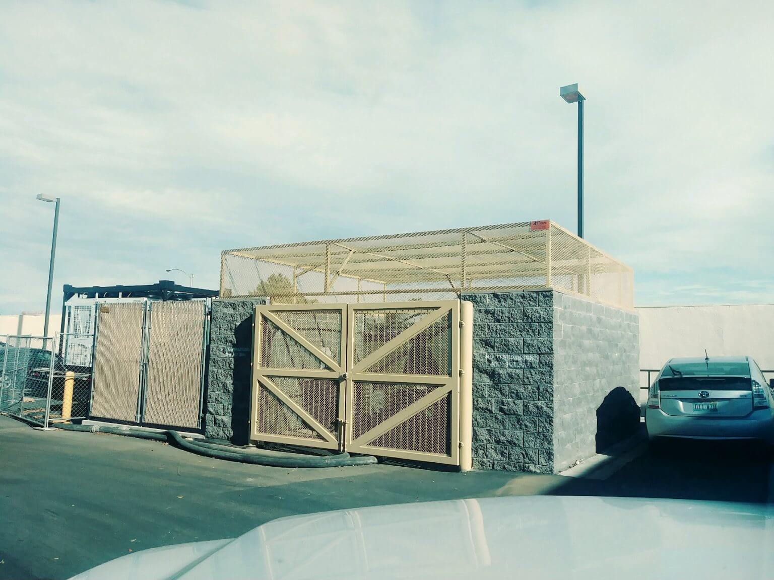 Commercial Dumpster Enclosure Design | A1 Fence LV