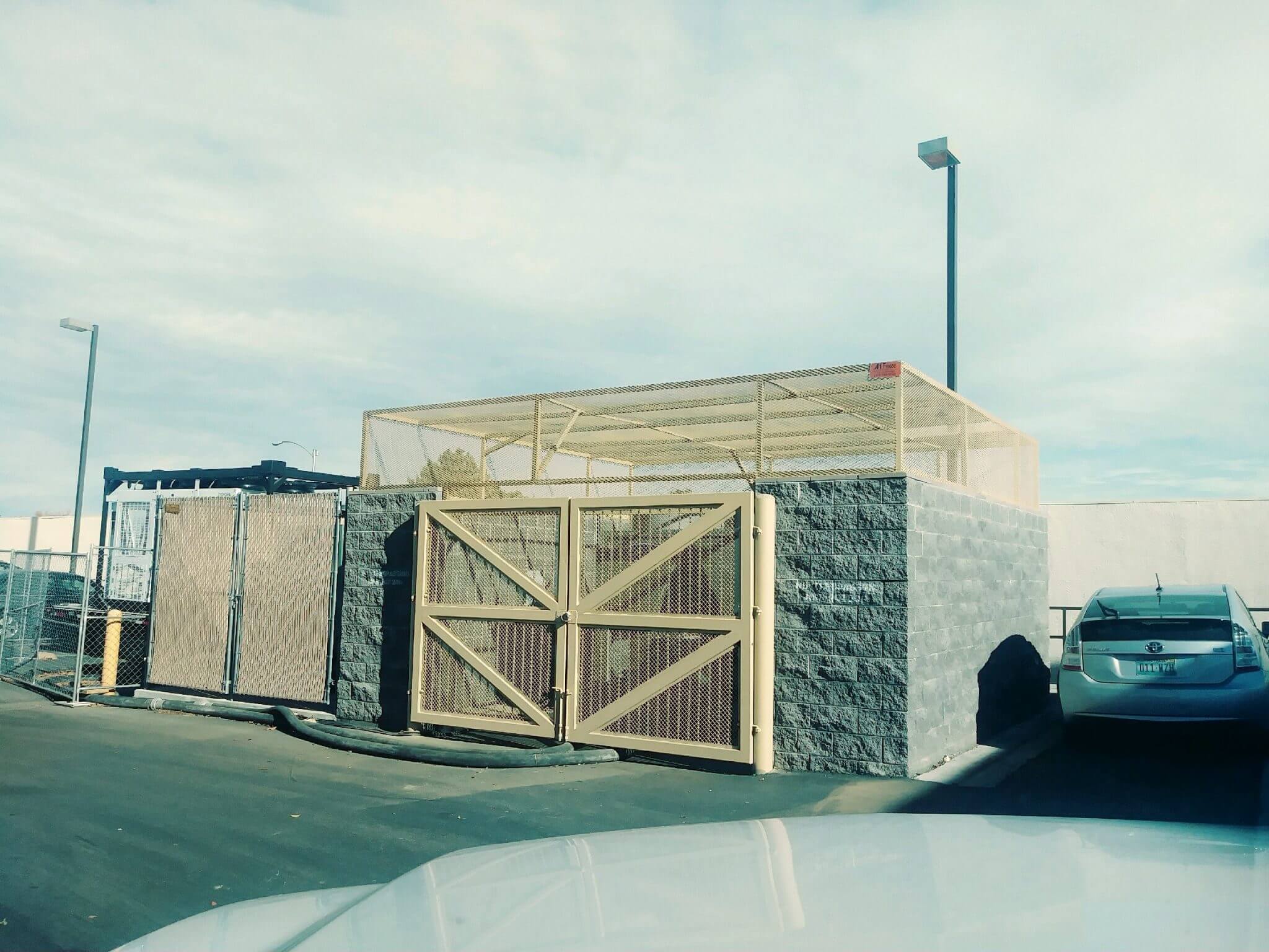 Commercial Dumpster Enclosure Design | A1 Fence LV
